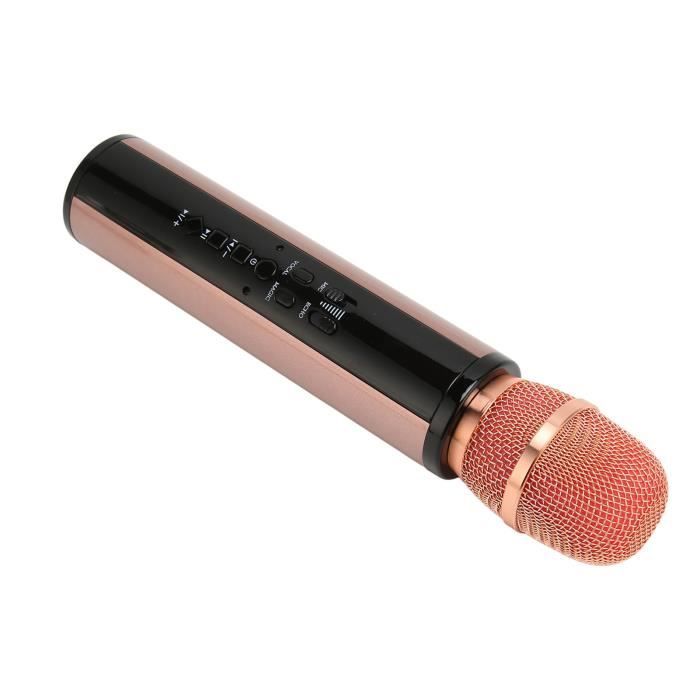 Micro karaoké Bluetooth Microphone portable Bluetooth réduction du ...