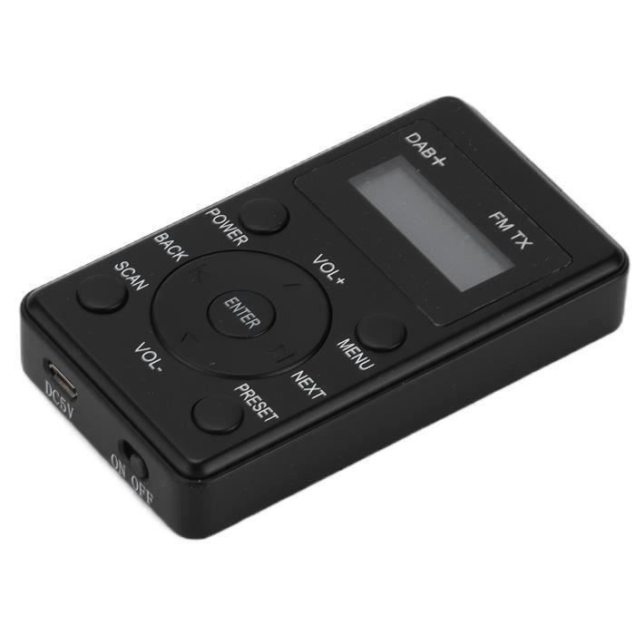 Young-JIT Récepteur Radio Numérique De Poche Portable DabDab + Prise En ...