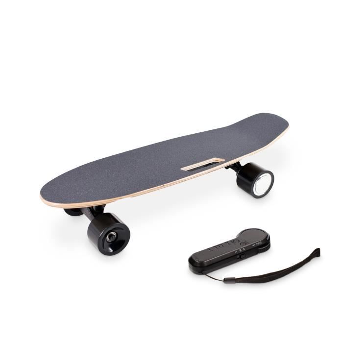 URBAN SKATEBOARD H2S01 AVEC MOTEUR A ASSISTANCE ELECTRIQUE 350W NOIR ...