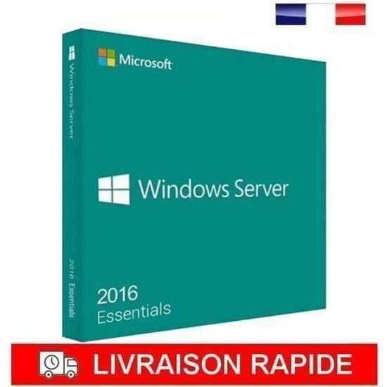 Clé d'activation Retail pour Microsoft Windows Server 2016 essentials + Le lien d'installation ...