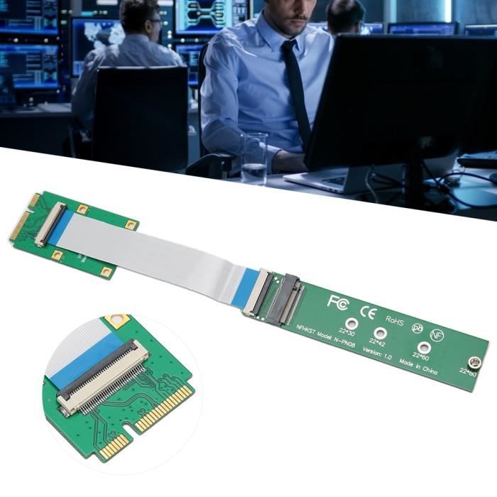 Carte adaptateur Mini PCIe - MINIFINKER - M.2 NVMe NGFF - Compatible ...