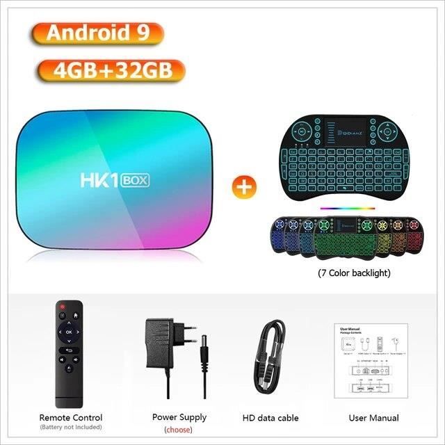 Box multimedia,Smart TV HK1BOX 8K Amlogic S905bery,2022 m,Android 100,Touriste,Wifi,9.0 P,4K ...