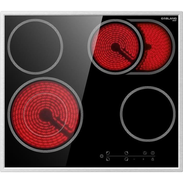Chef Ch604Bf24B Plaque De Cuisson Vitrocéramique Autonome - 60 Cm ...