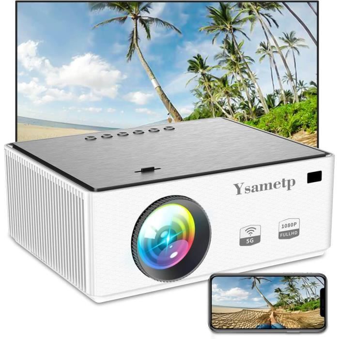 Vidéoprojecteur 5G Wifi Bluetooth Projecteur Projector, Full Hd 1080P ...