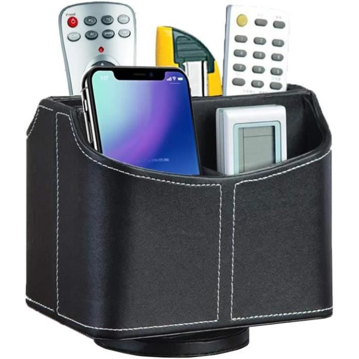 Organisateur De Bureau Similicuir 360 Rotatif Tv Support De ...