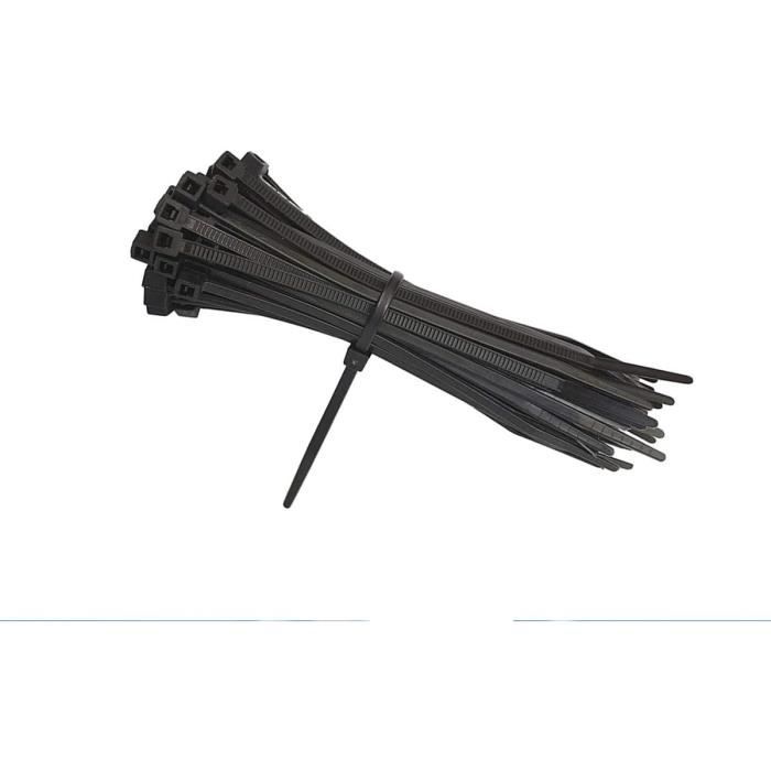 Lot De 100 Colliers De Serrage En Plastique, Serre-Câbles Pour Câbles ...