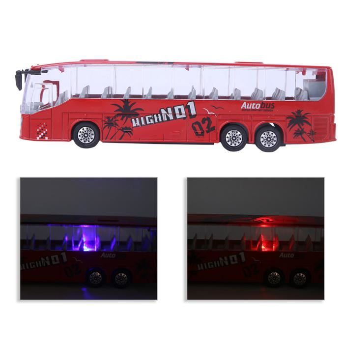 VINGVO Jouet de bus 1:50 Simulation Transit Bus Model Toy Alloy Pull ...