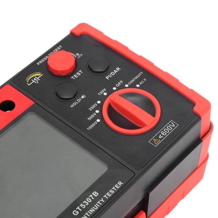 Testeur de résistance d'isolation - ZJCHAO - Numérique - 1000 V - Grand ...