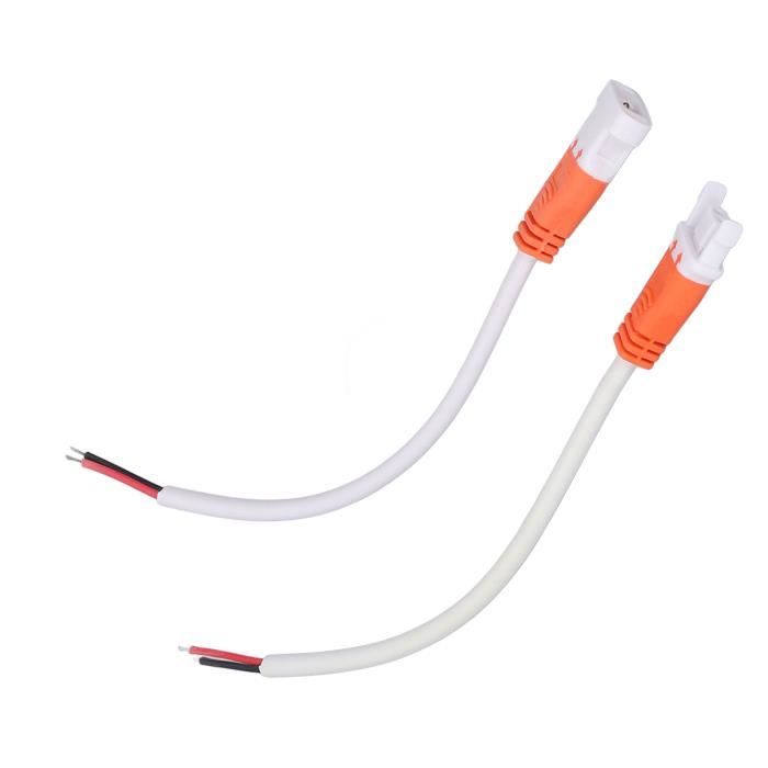 Connecteur femelle mâle LED 10 Set Connecteur de Bande LED 16AW 2 Broches Prise Rapide Portable ...