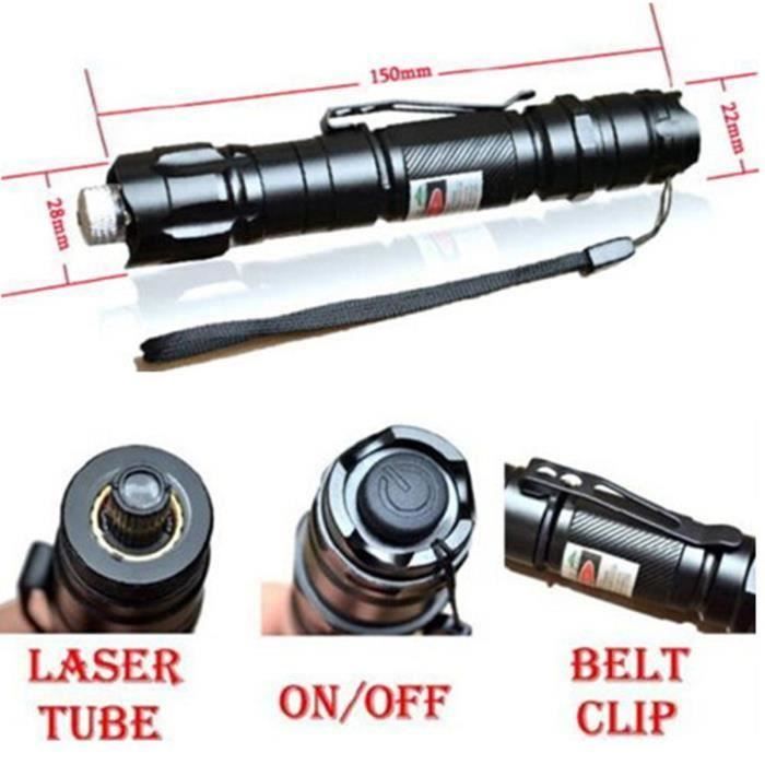 8000M 532nm Réglable Vert Laser Pointeur Stylo Beam Jusqu'à Visible ...