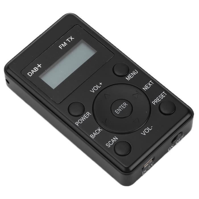 Young-JIT Récepteur Radio Numérique De Poche Portable DabDab + Prise En ...