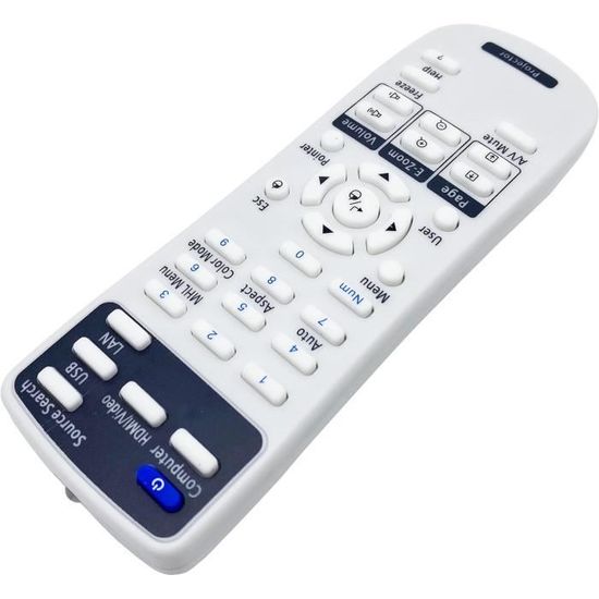 Télécommande 1519442 Pour Epson Projecteurs Eb-440W, Eb-450W, Eb-450We ...