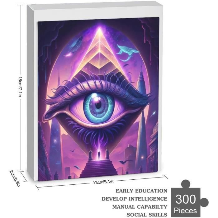 Puzzles 300 Pièces Puzzle Pupille De Couleur Pour Adultes Et ...