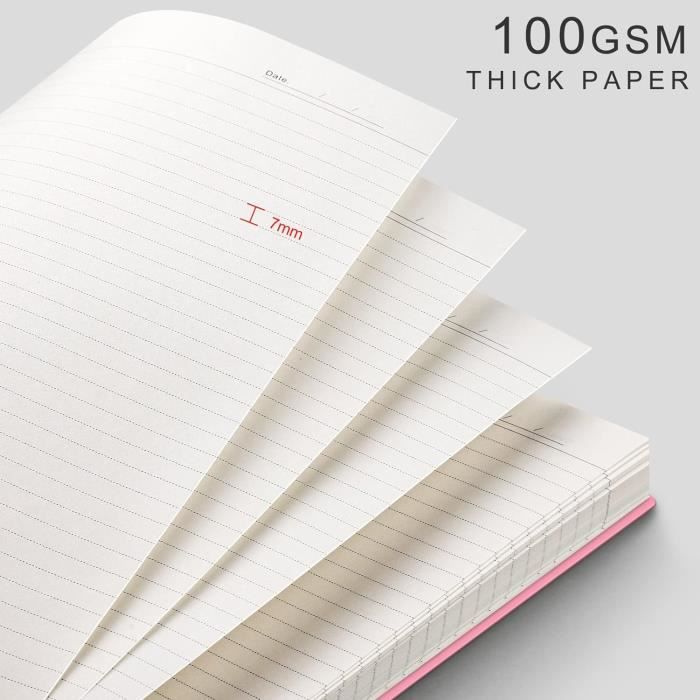 Bloc-Notes A4, Cahiers À Spirales, 300 Feuilles-150 Pages Pour Écrire ...