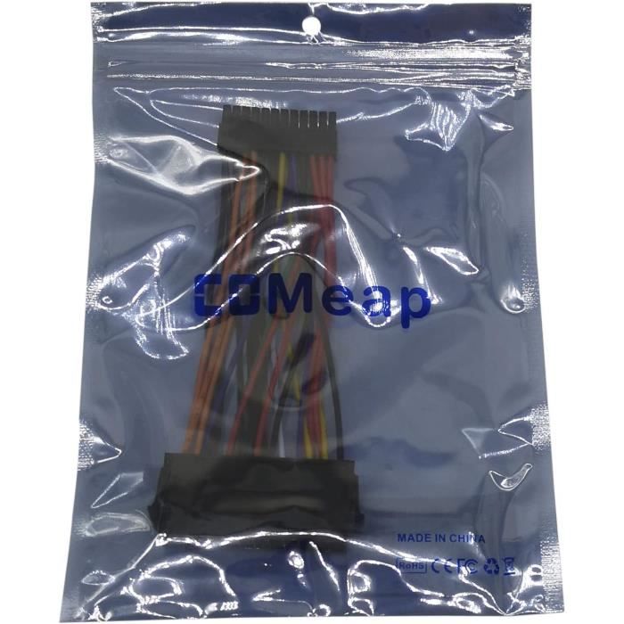 24 Broches Femelle À Minia 24 Broches Masculin Atx Principale ...