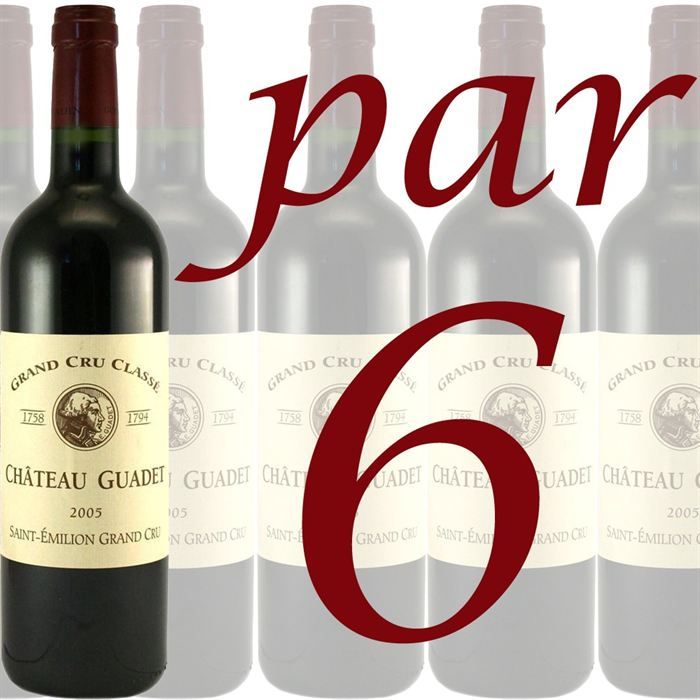 Château Guadet Saint-Emilion Grand Cru Classé 2... - La cave Cdiscount