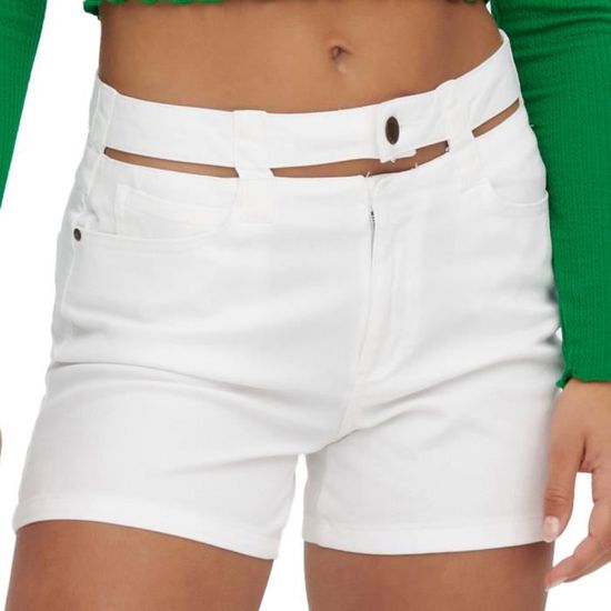 Short Blanc Femme Only Vega Blanc - Cdiscount Prêt-à-Porter