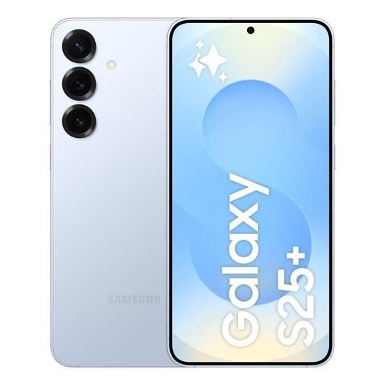 SAMSUNG Galaxy S25 Plus AI Smartphone 512 Go Bleu clair - Cdiscount ...