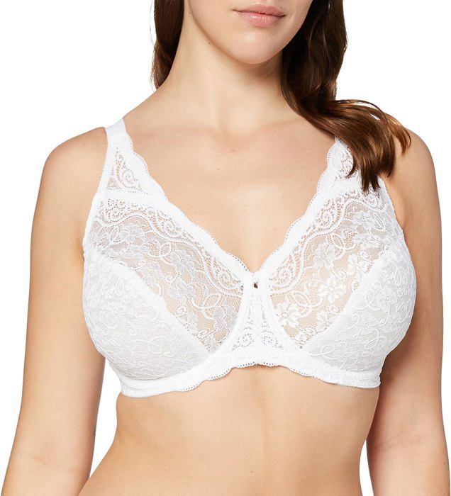 Triumph - Amourette 300 W - Soutien-gorge - Emboîtant - Uni - Femme - Blanc - (White) - FR: 100F ...
