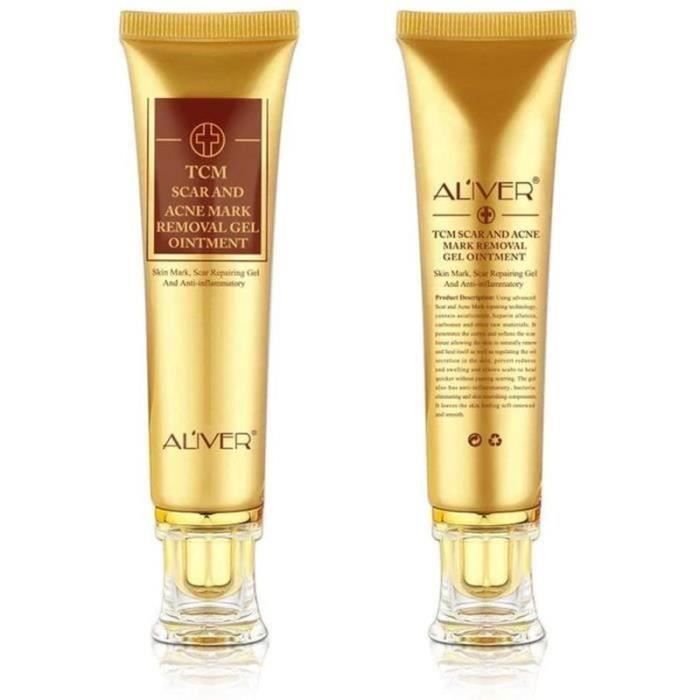 SOIN VERGETURES Crème de Suppression Cicatrices d'Acné TCM Gel ...