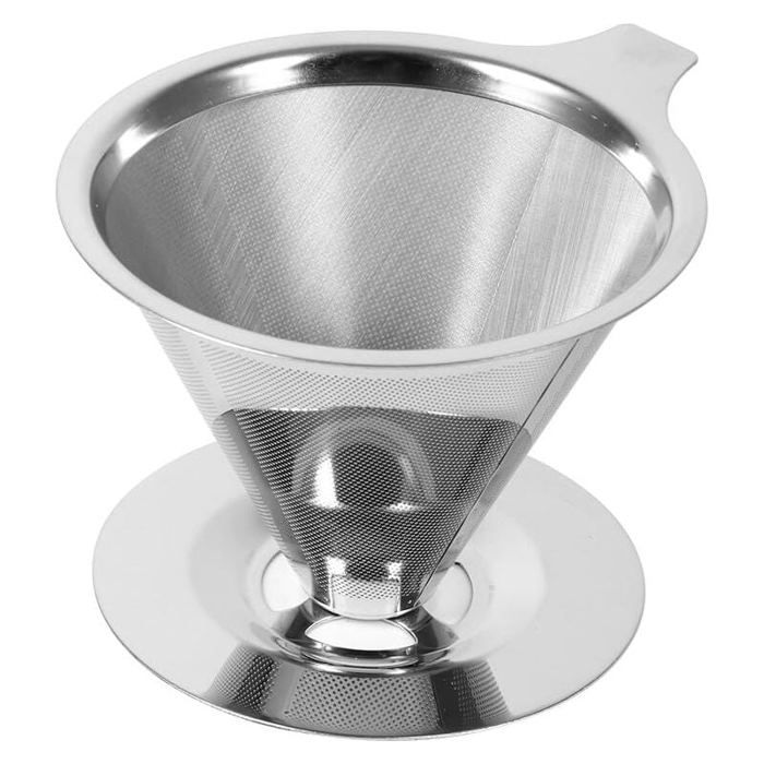 Drip coffee maker stainless steel double layer filter cup drip coffee ...