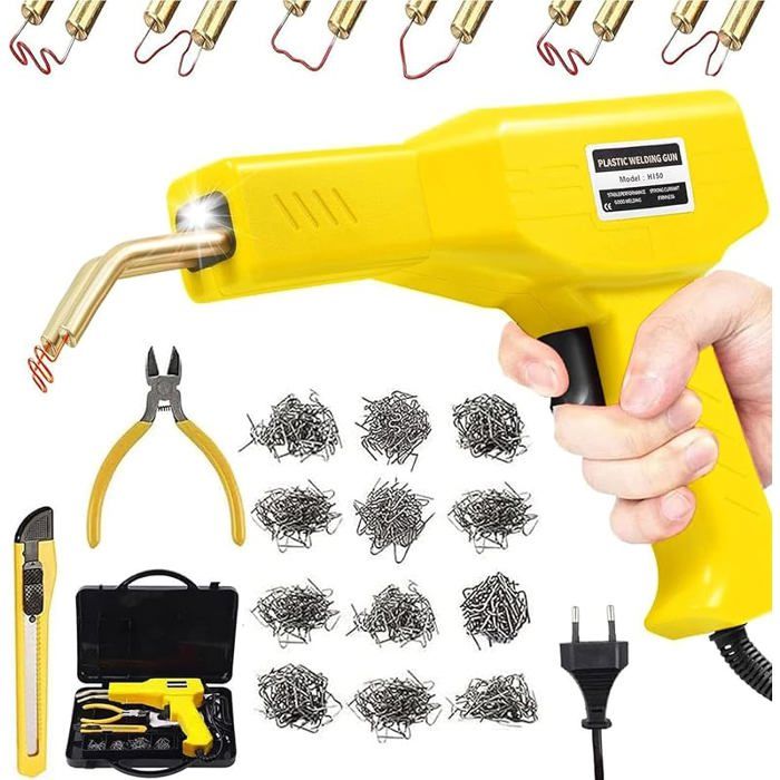 150W Plastic Welding Ma Welder Gun Repair with 800PCS Hot Stapler Car ...
