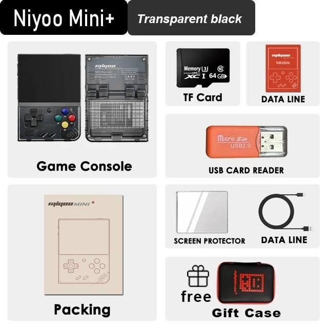No card with bag - Noir - Yoo Mini Plus Déterminer la console de jeu ...