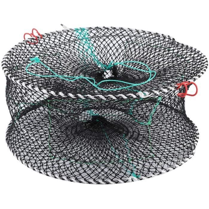 Filet de pêche, piège à crabe portable pliable pour homard crevette en ...