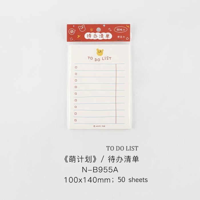 Bloc-notes mignon,semainier,agenda,fournitures scolaires et de bureau ...