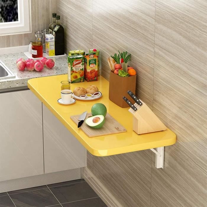 Table De Cuisine Fixe Au Mur