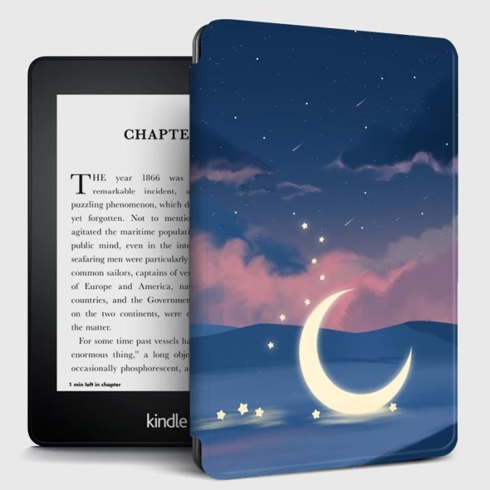 Kindle paperwhite 2021 etui 11 generation Print sunset cartoon moon ...