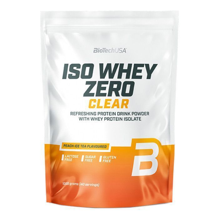 Clear whey BioTech USA - Iso Whey Zero Clear - Peach Ice Tea 1000g ...