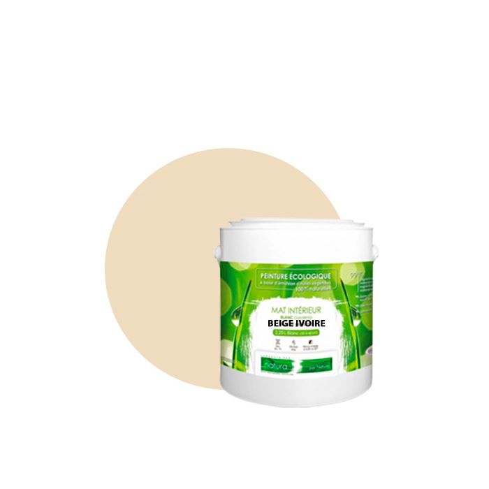 Peinture - BOX DECO COULEURS - Natura - 2,5L - Beige Ivoire - Naturelle ...