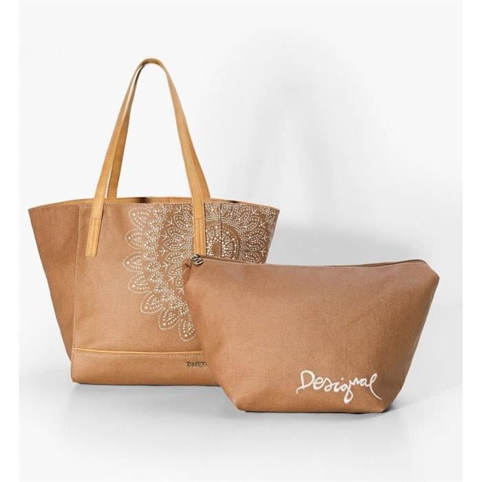 Sac a main bols_orlando chajra accessoires desigual 73x9yk1 Beige ...