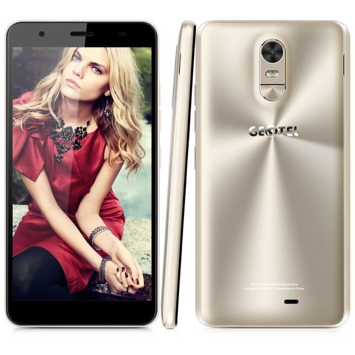 Geotel Note 3Go + 16Go 5.5" Débloqué Android 6.0 LTE 4G smartphone ...