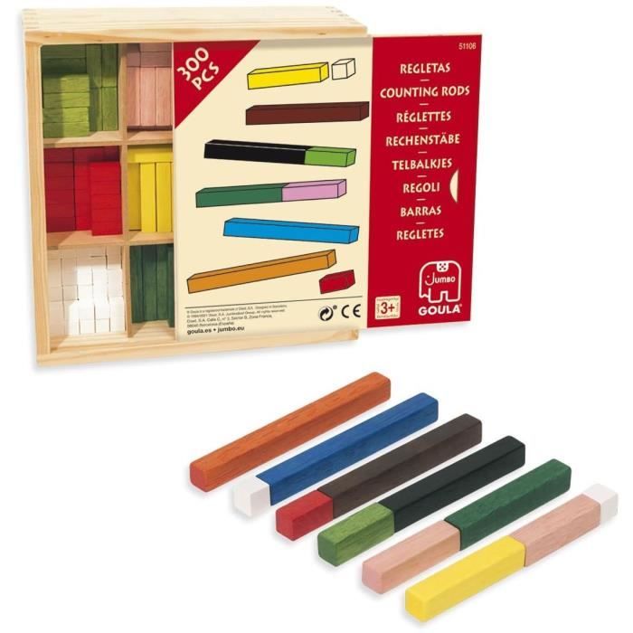 Jeu éducatif - GOULA - Réglettes 10x10 - Boîte collectivités 300 pcs ...