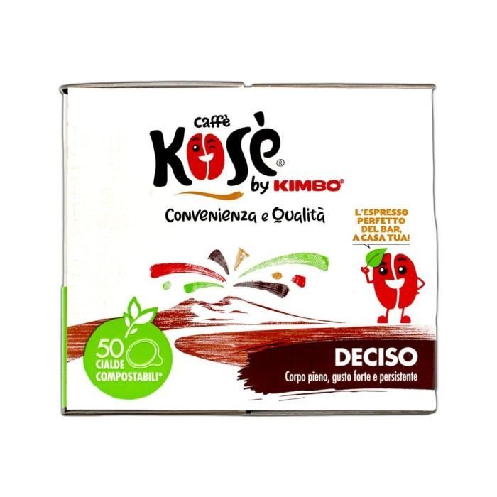 KOSE KIMBO DECISO 50 DOSETTES DE CAFÉ - Cdiscount Au quotidien