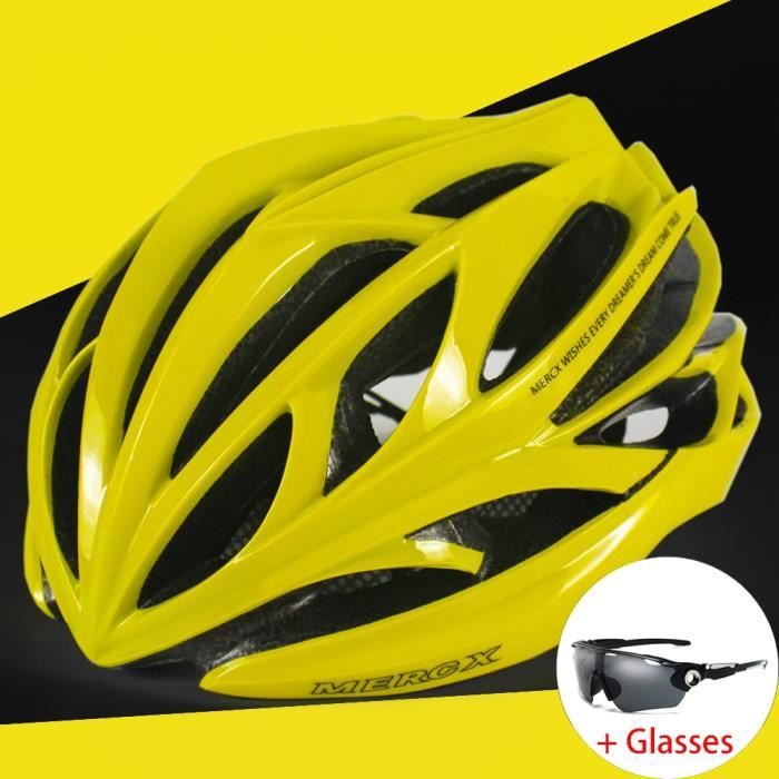 Casque de vélo de course vtt ultraléger - yellow-2[A1] - Blanc - Mixte - Adulte - Cdiscount Sport