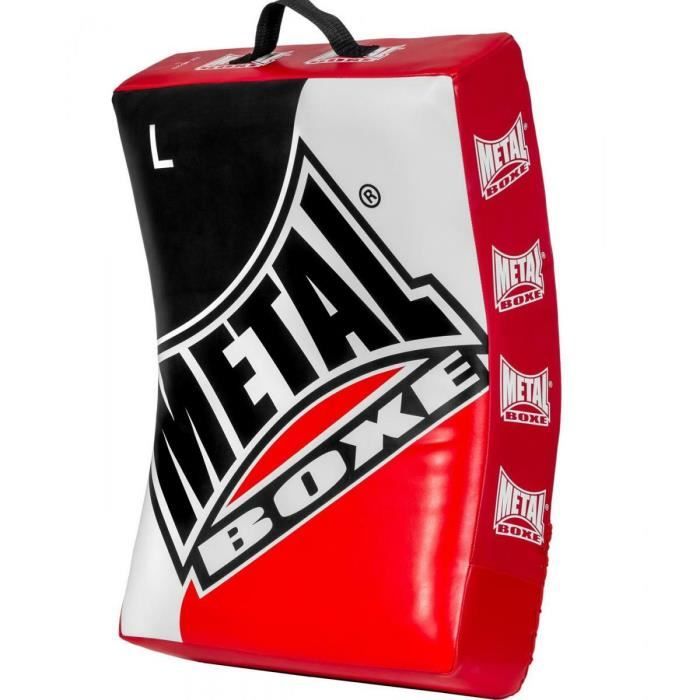 Sac de frappe bouclier courbe grand Metal Boxe - rouge/blanc/noir - L ...