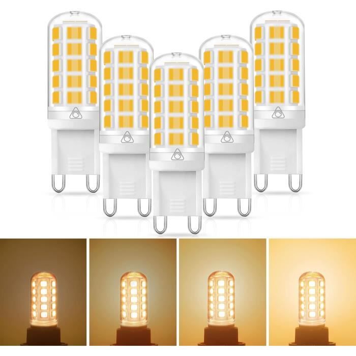 G9 Led Dimmable Blanc Chaud Ampoules Led, 3W Équivalent 40W Halogène, 410Lm Lumineux 3000K Led ...