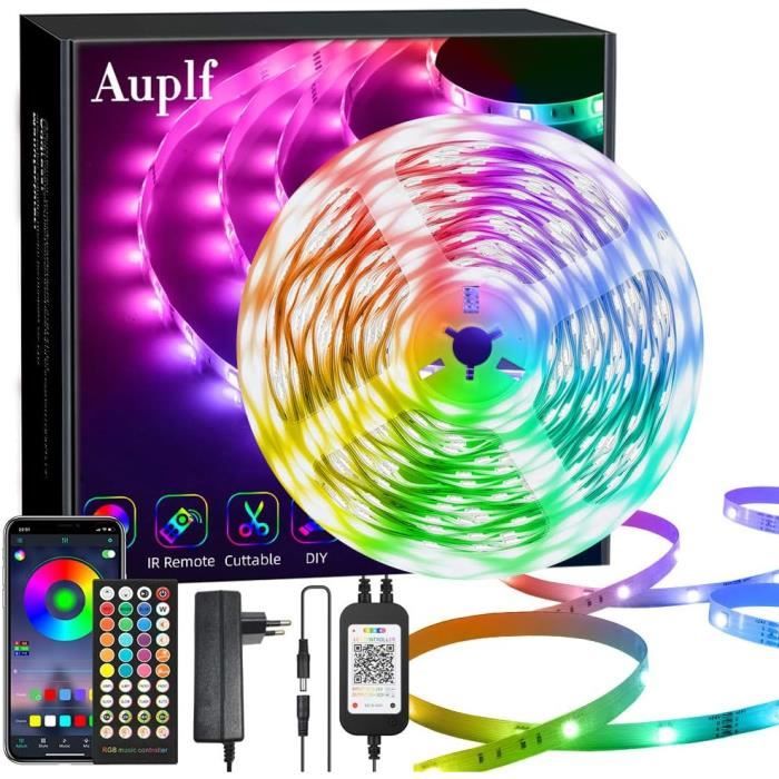 Ruban Led 20M-65.6Ft, Bande Led Rgb Synchronisation De La Musique ...