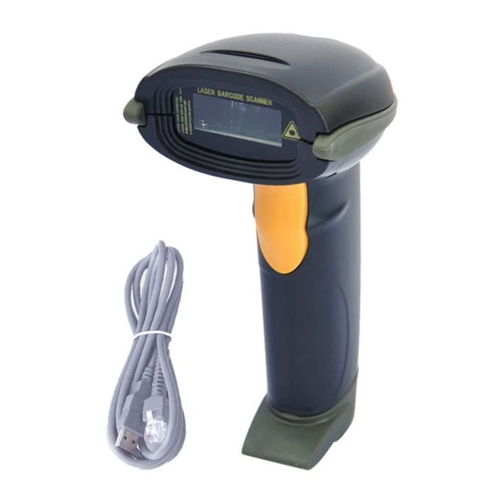 USB automatique long scan Handheld POS Laser Barcode Scanner lecteur de ...