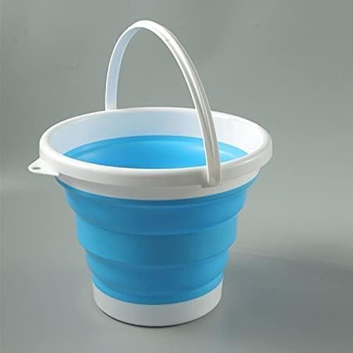 Seau pliant TRAHOO - Bucket Pliable Portable Grande Capacité - Bleu ...
