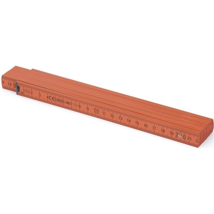 Metrie™ Bl52 \ 1X Règle Pliante En Bois Règle Pliante De 2 M De Long ...