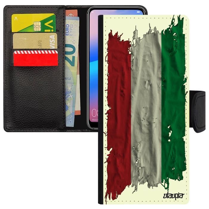 Coque drapeau hongrie hongrois pour Galaxy S22 Ultra portefeuille porte ...