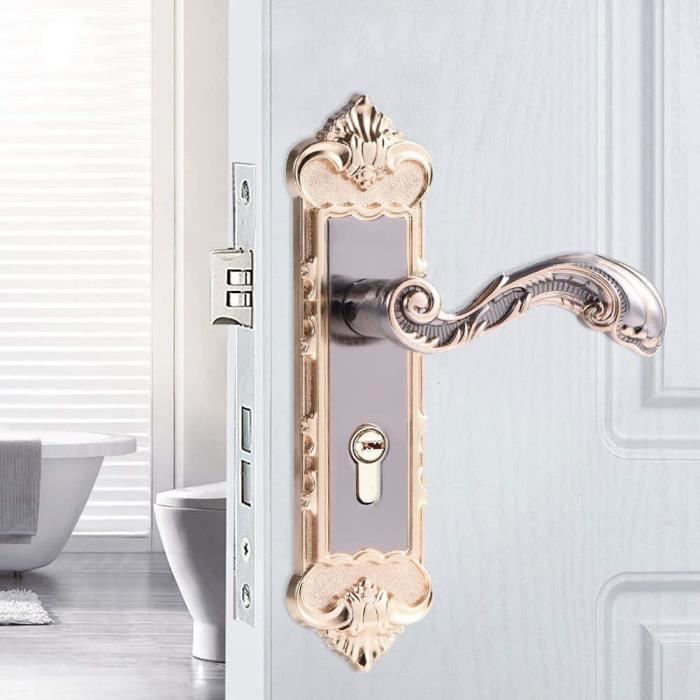 GES - Serrure de porte rétro, style européen rétro en alliage d ...