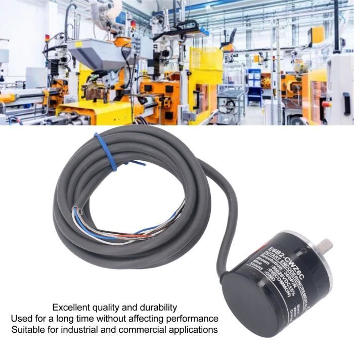 Rotary Encoder Kit Haute Précision 2 Phases 360P/R 5‑24VDC Alimentation ...