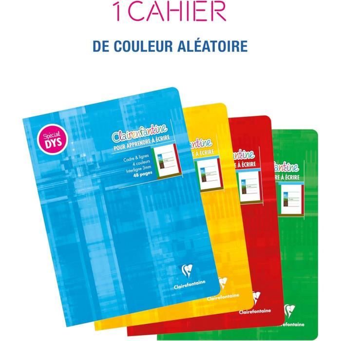 Cahier d'écriture - CLAIREFONTAINE - Clairenfantine Spécial DYS - 48 ...