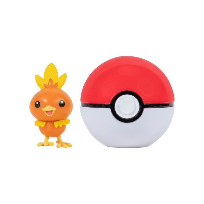 Coffret Pokemon Pokeball - Poussifeu Et Sa Poké Ball Rouge Et Blanche ...