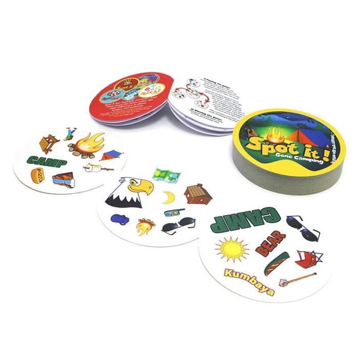 Mini spot number -Jeux de cartes spot it 70mm,jeu de famille,jouets ...